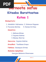 Barnoota Asfuu Grade 3 TextBook | PDF
