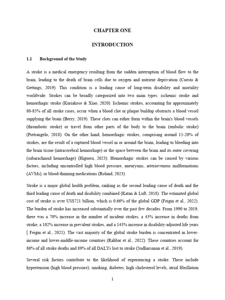 Daniel Project Chapter All Download Free Pdf Stroke Machine Learning