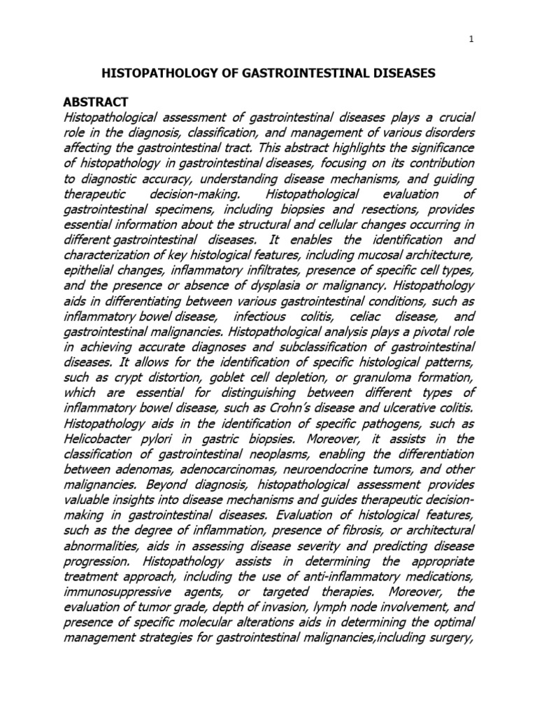 Histopathology of Gastrointestinal Diseases | PDF | Gastrointestinal ...