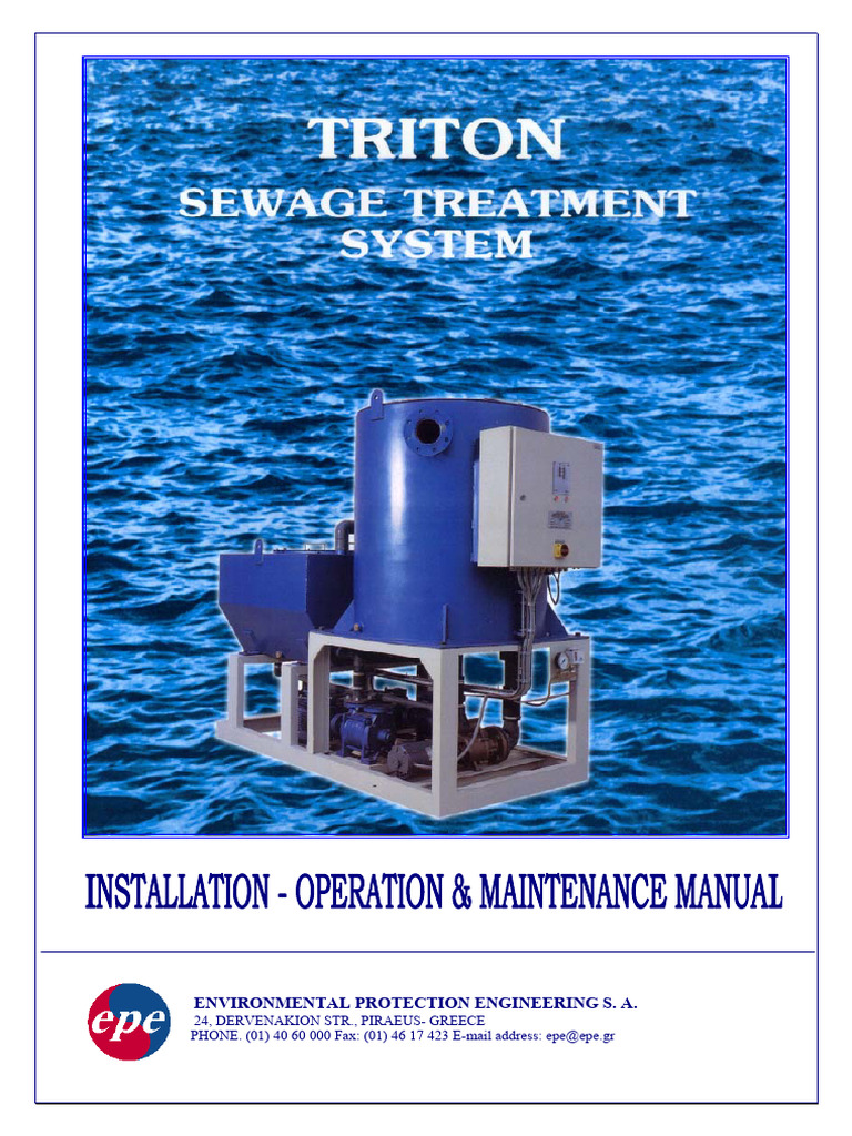 Triton 1000 STP | Download Free PDF | Sewage Treatment | Pump