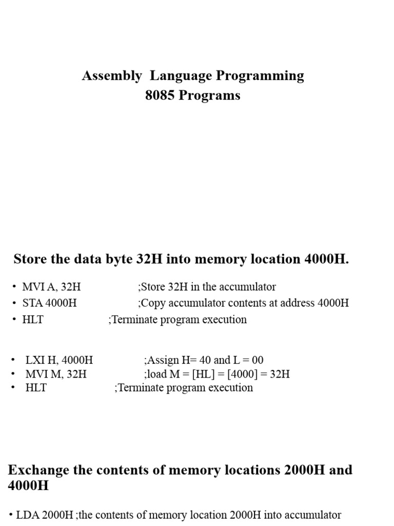 Chap4 8085 Programming | PDF | Digital Electronics | Computer Hardware