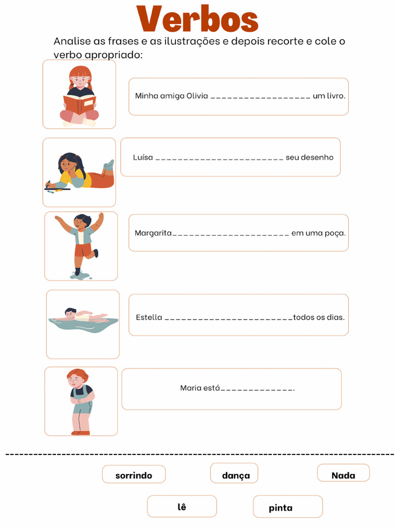 Atividade AEE Verbos | PDF