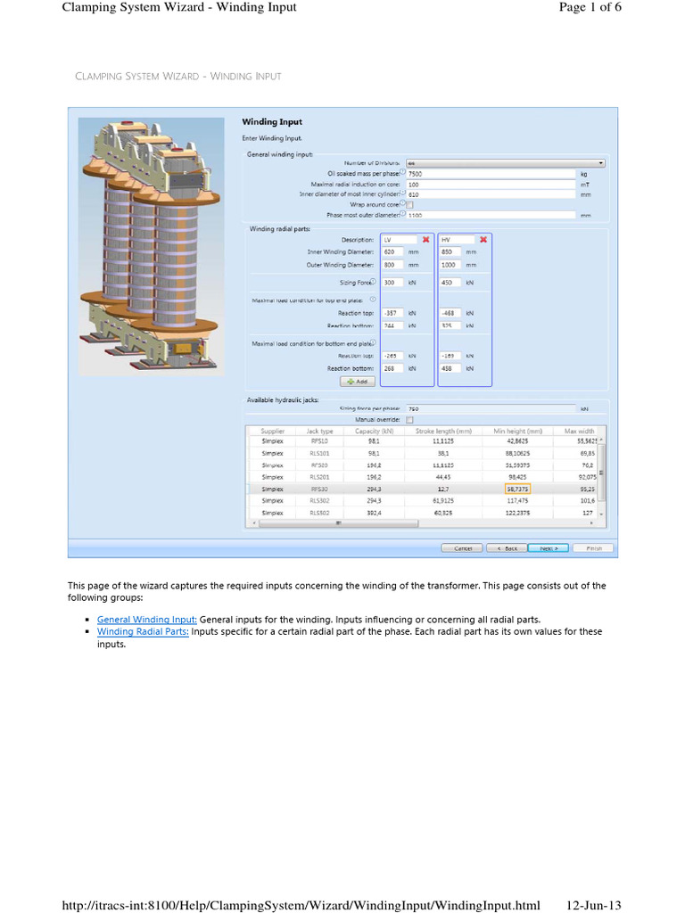 C S W - W I: Lamping Ystem Izard Inding Nput | PDF | Transformer | Force