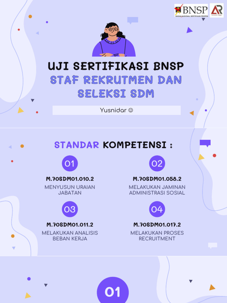 Portofolio Staf Rekrutmen Dan Seleksi SDM - Yusnidar | PDF | Karier & Perkembangan | Bisnis