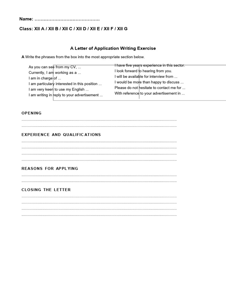 Name: . Class: Xii A / Xii B / Xii C / Xii D / Xii E / Xii F / Xii G | PDF