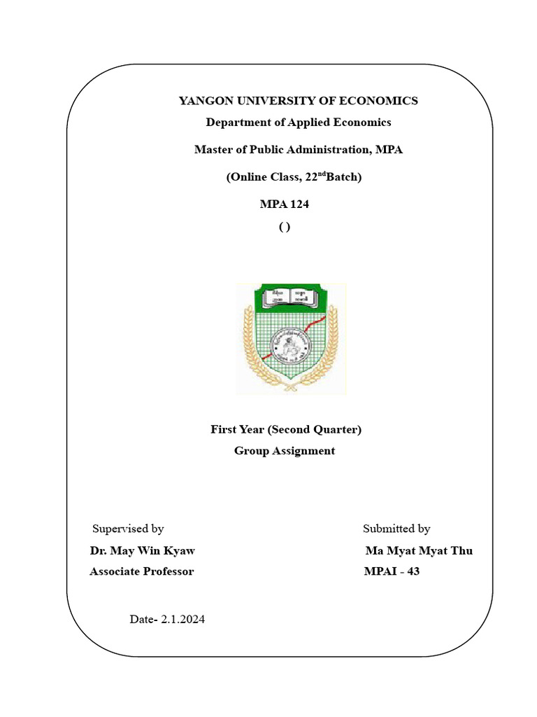 MPA 124, GP Assignment | PDF | Contractual Term | Common Law