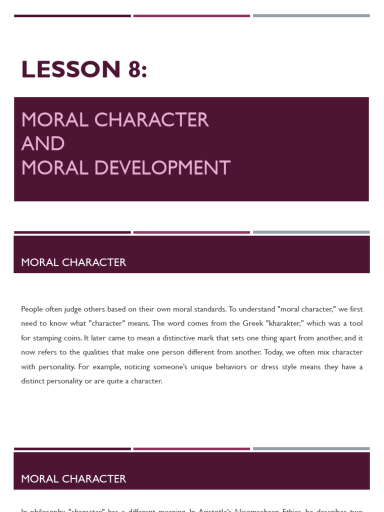 Lesson 8 12 | PDF | Courage | Morality