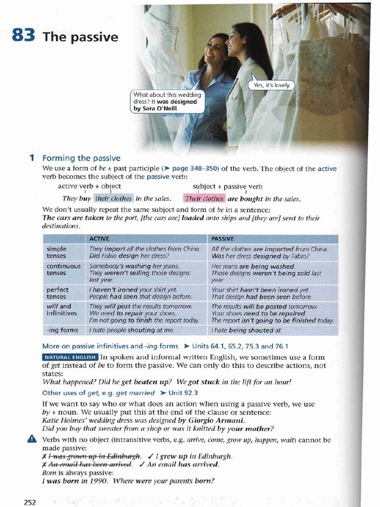 Passive Voice Grammarlab | PDF