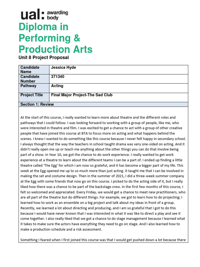 Project Proposal Form 2021 1 5 | PDF