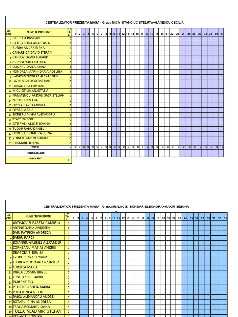 3.1. Centralizator Prezenta GR 12 Feb 2024 | PDF