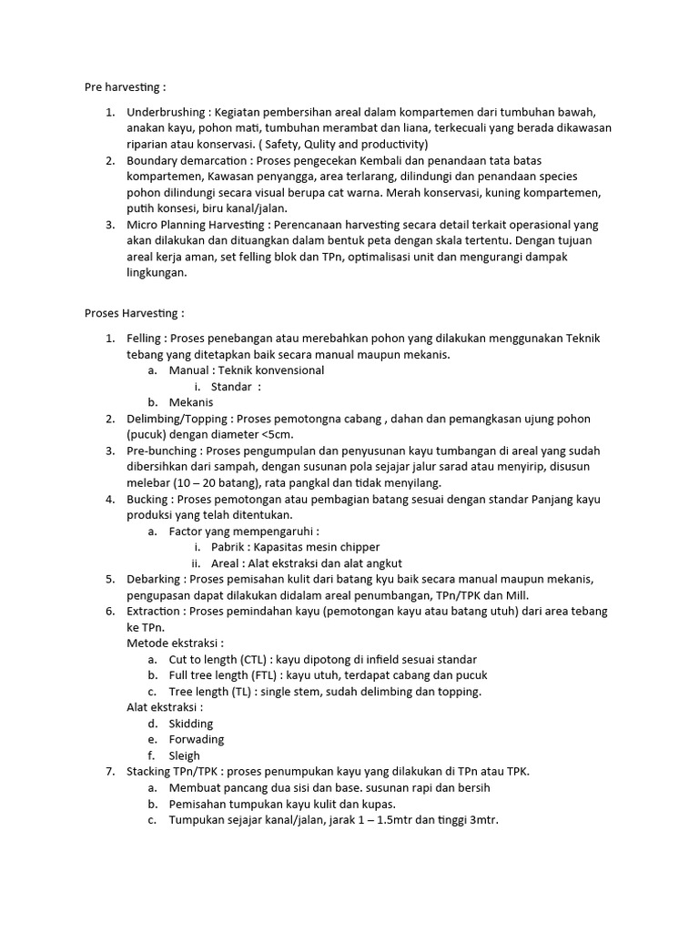 Referensi Pembuatan Modul Harvesting | PDF