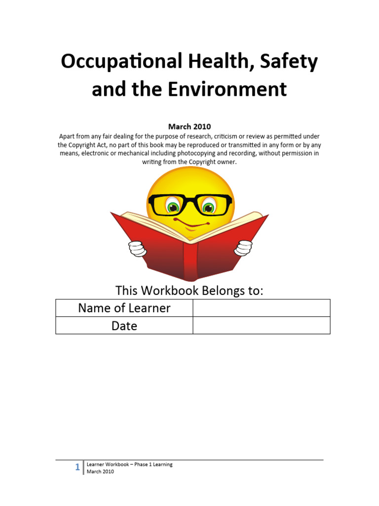 Phase 1 Learner Workbook | PDF | Educational Assessment | Learning