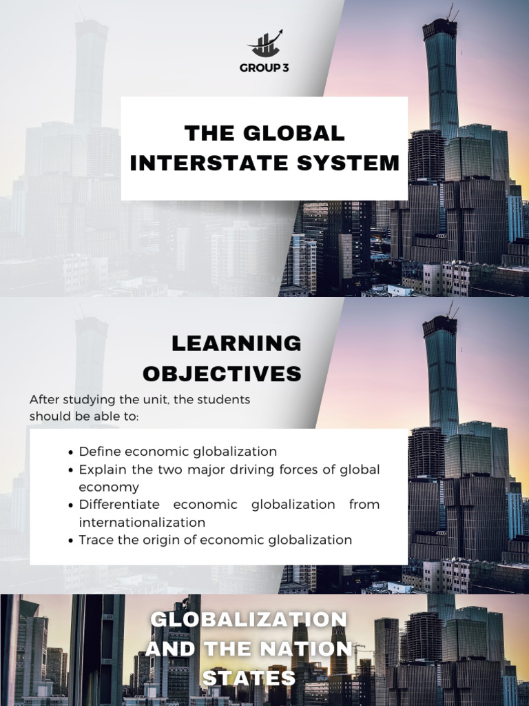 The Global Interstate System | PDF | European Integration | Trade
