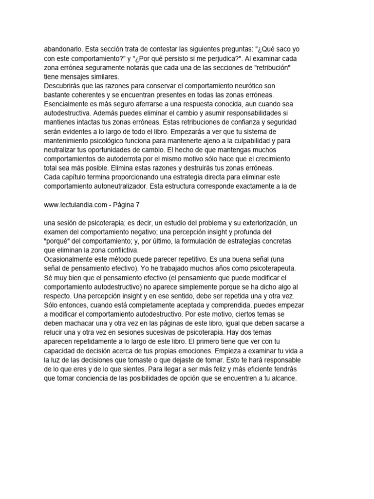 Un Testimonio Personal | PDF | Pensamiento | Comportamiento