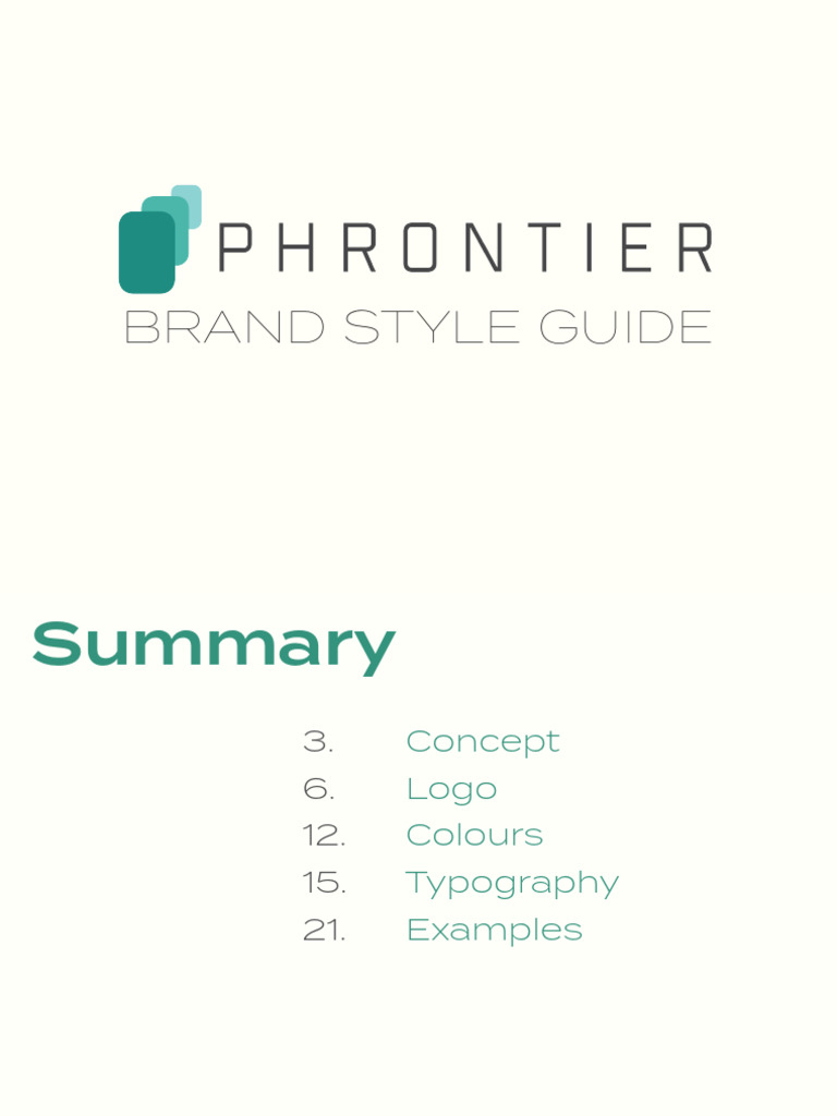 Phrointer Brand Style Guide | PDF | Typography | Typefaces