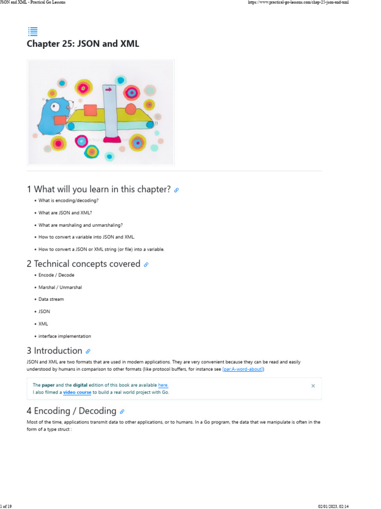 Go Json-Xml | PDF | Json | Xml