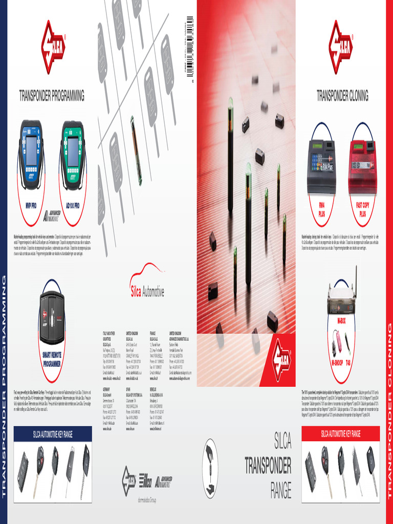 Silca Transponders Brochure | PDF