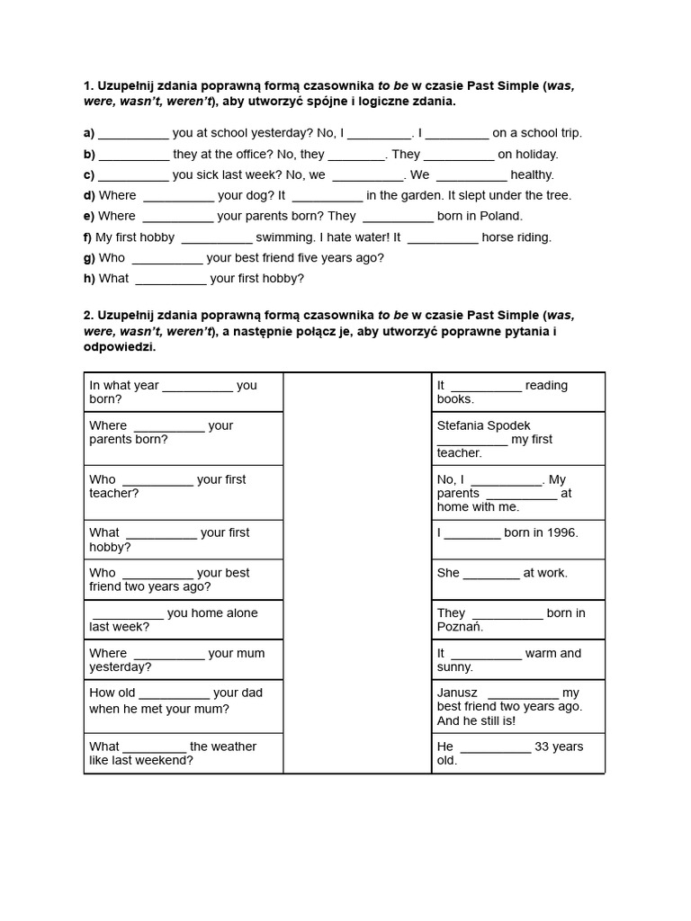 Super Powers 5 Past Simple Exercises | PDF