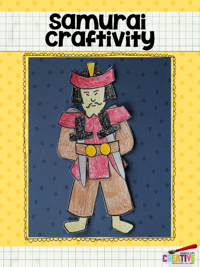 Samurai Printable Template | PDF