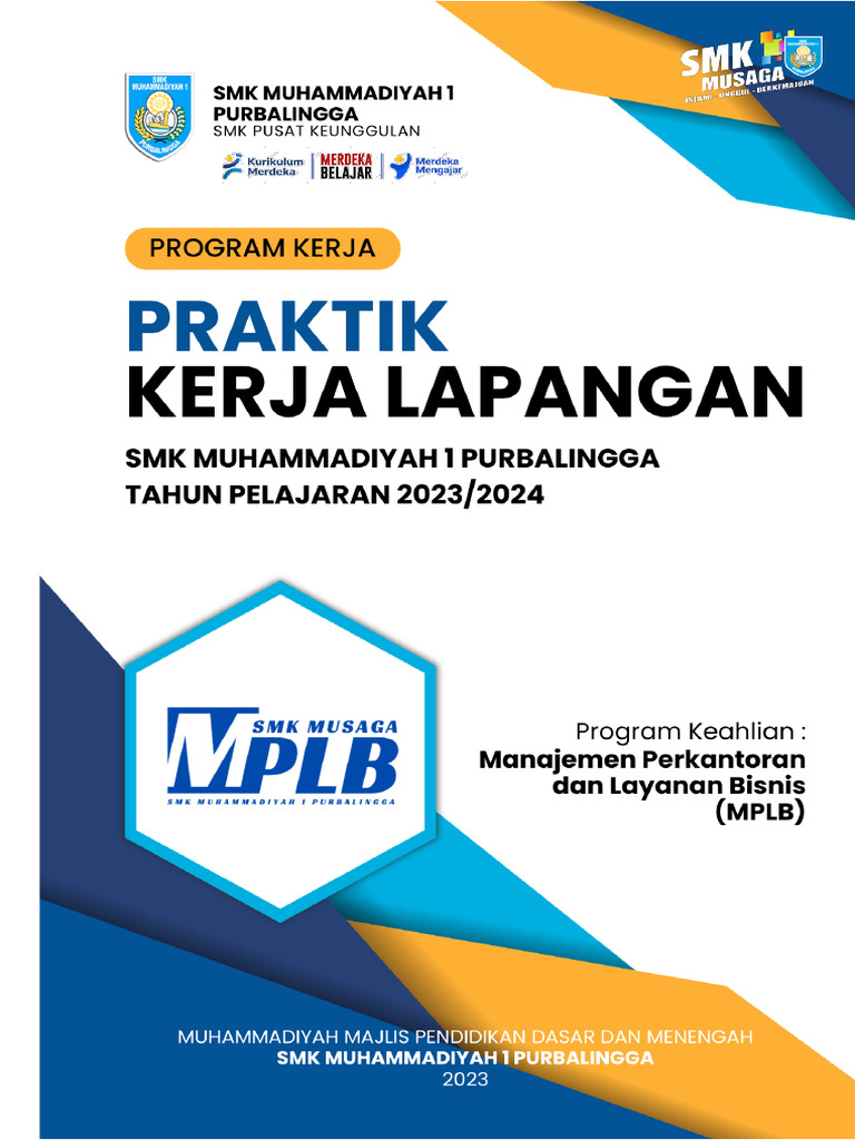 1 - PROGRAM KERJA PKL 2023-2024 - MPLB SMK Muh. 1 Pbg. | PDF