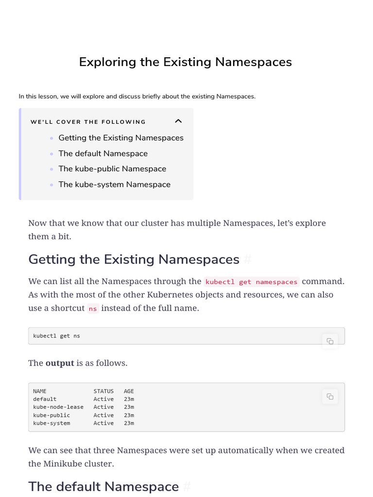 98_Exploring_the_Existing_Namespaces | Download Free PDF | Information ...