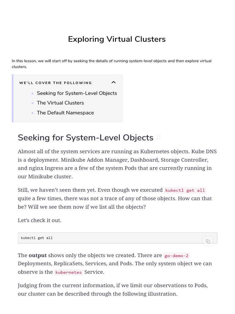 97 Exploring Virtual Clusters | PDF | Computing | Software Engineering