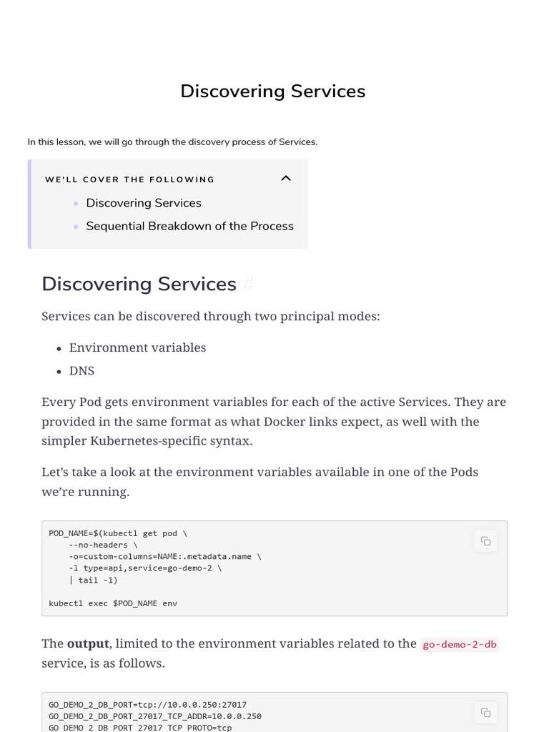 36 Discovering Services | PDF | Computer Programming | Software