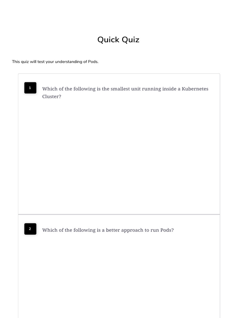 21 Quick Quiz | PDF | Computers