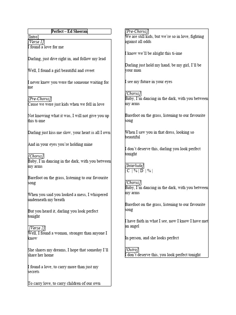 Ed Sheeran & Alan Walker Lyrics Analysis | PDF | Song Structure