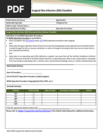 AORN Surgical Wound Classification Decision Tree | PDF