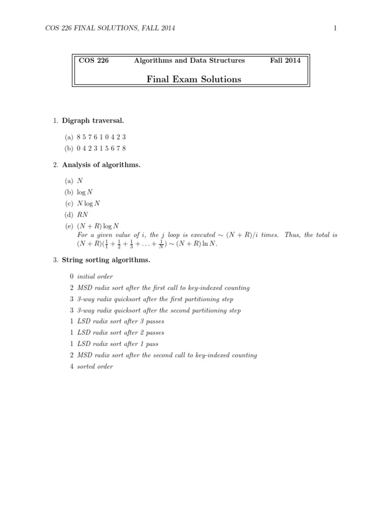 Fin f14 Sol | PDF | Computer Programming | Theoretical Computer Science