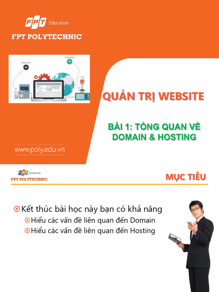Slide 1-Tong Quan Ve Domain va Hosting | PDF