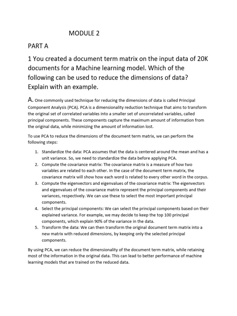 NLP Mod-2-1 | PDF | Principal Component Analysis | Machine Learning