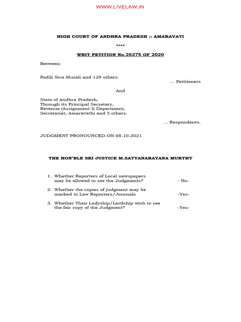 Npi Scheme Court WP | PDF | Constitution | Rule Of Law