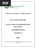 Grade 10 Term 3 Test 1.. | PDF | Mathematics