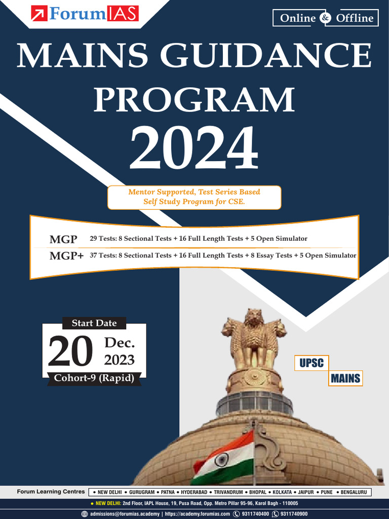 MGP 2024 Cohort 9 Rapid Brochure | PDF | Governance | Geography