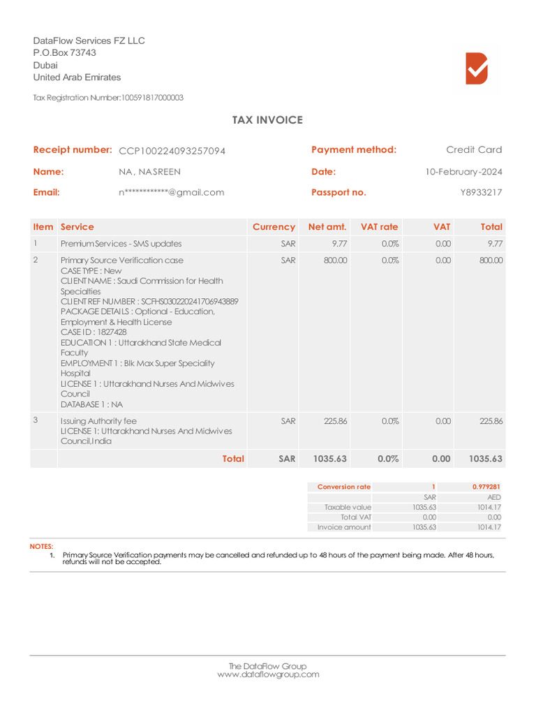 Receipt | Download Free PDF | Value Added Tax | Payments