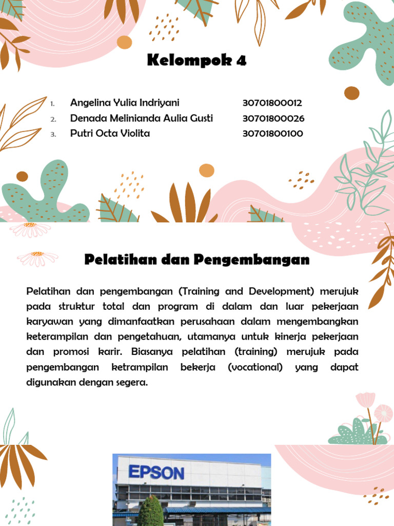 Pelatihan Pengembangan | PDF | Karier & Perkembangan | Bisnis