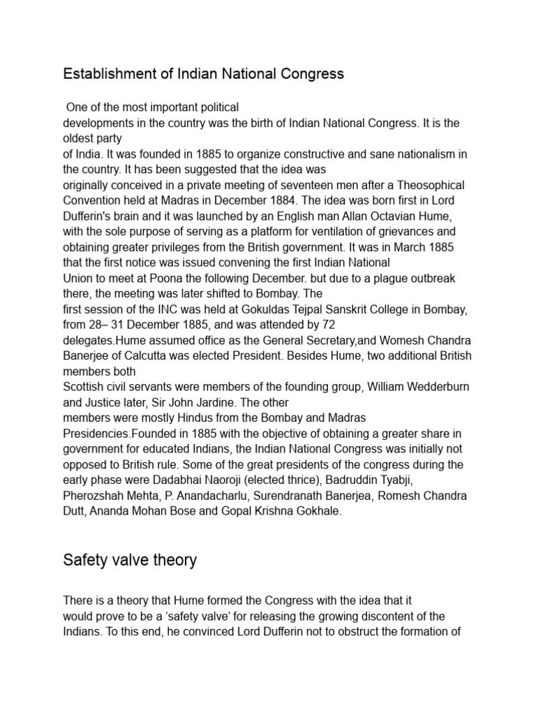 Indian National Congress | PDF