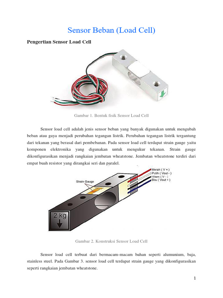 Instrumentasi M13 (Sensor Berat) | PDF