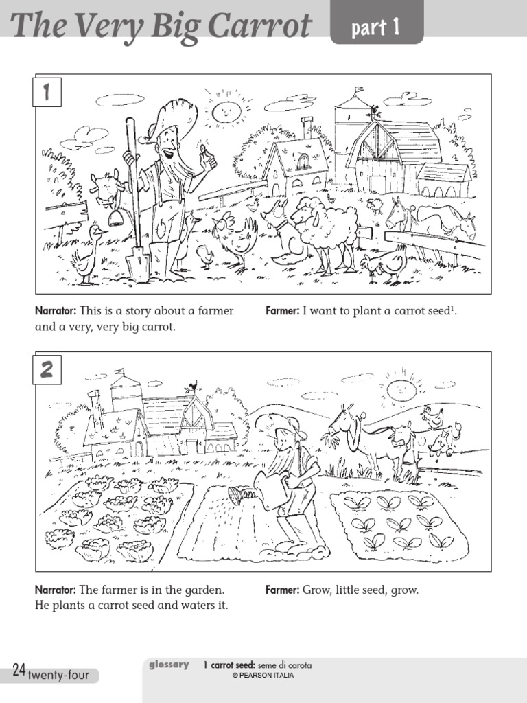 Km0 Primaria Risorse Inglese StoryLab Alunno2 The Very Big Carrot - Seconda - Schede Cpy | PDF ...