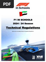 f1 in Schools Technical Regulations 2024-2025 Pro | PDF