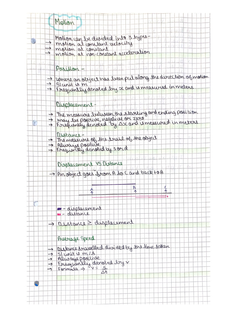 Physics Motion Assignment | PDF