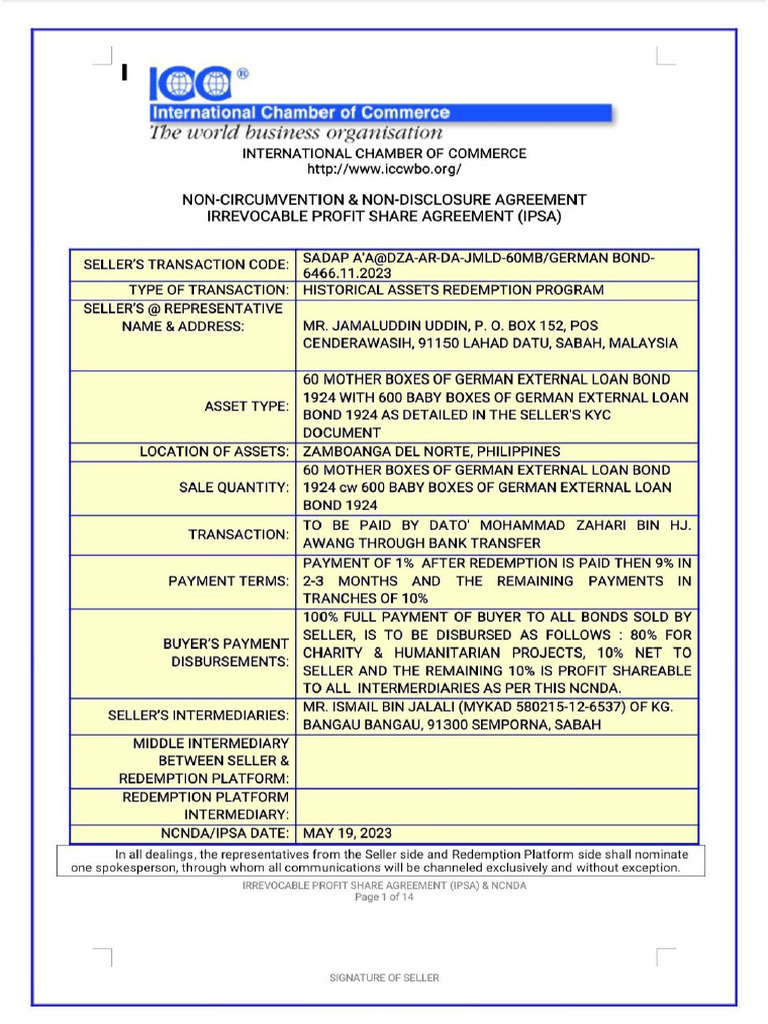 Ncnda (From Main Form) | PDF