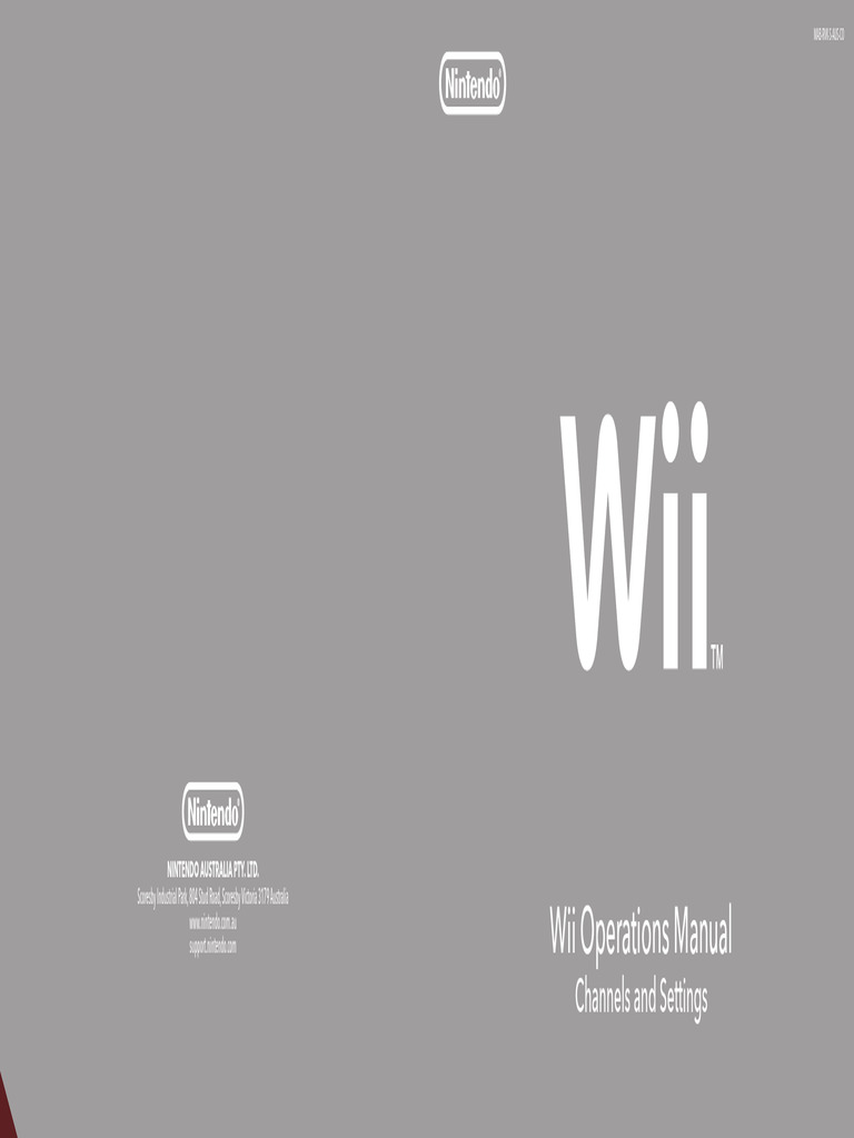 Wii Operations Manual Channels and Settings | PDF | Wii | Seventh ...