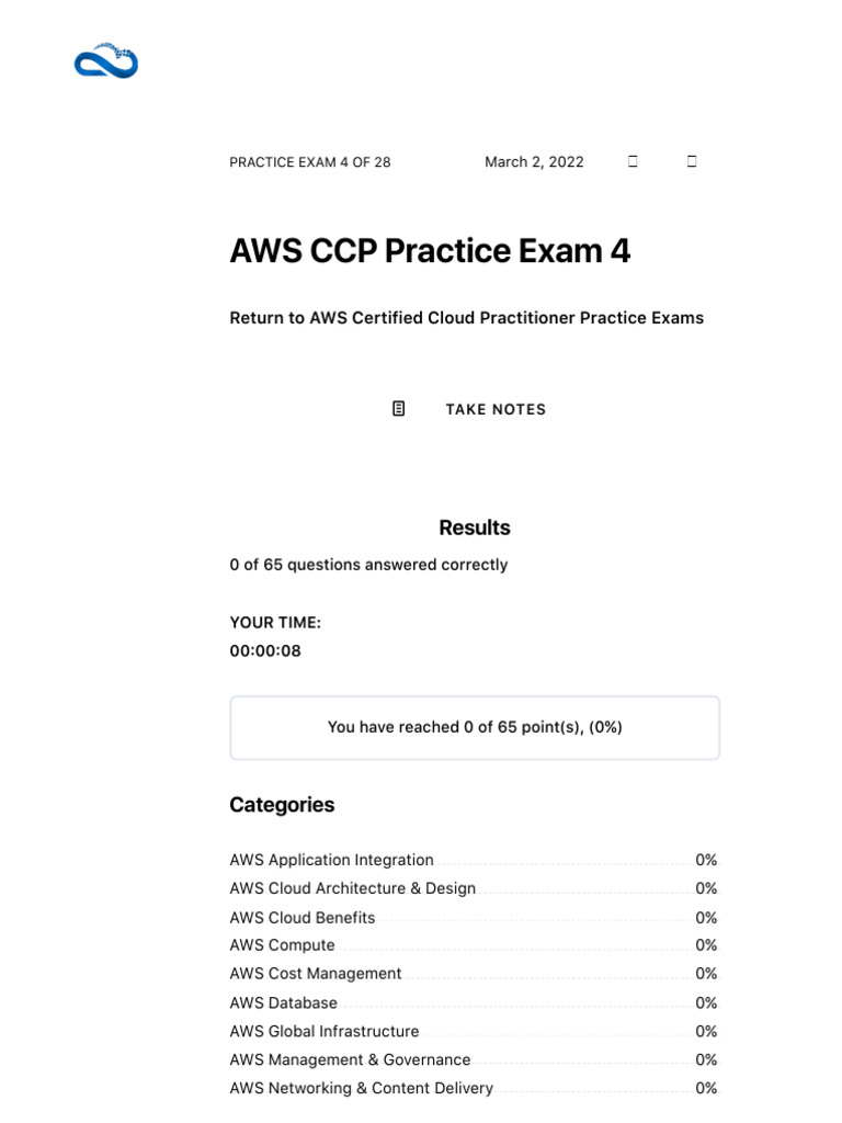 AWS CCP Practice Exam 4 - Digital Cloud Training | PDF | Cloud ...