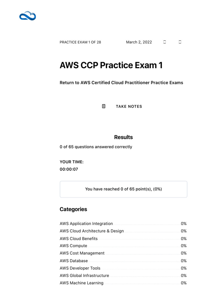 AWS CCP Practice Exam 1 - Digital Cloud Training | PDF | Amazon Web ...