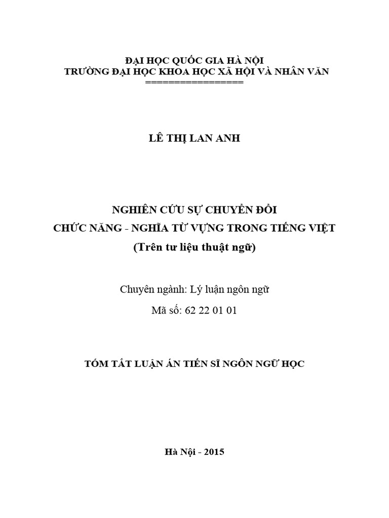 Le Thi Lan Anh | PDF