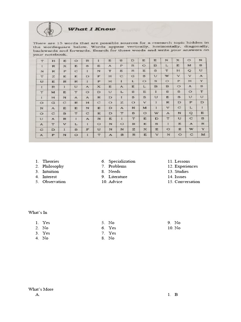 Inquiries Week 1 | Download Free PDF | Inquiry | Cognitive Science