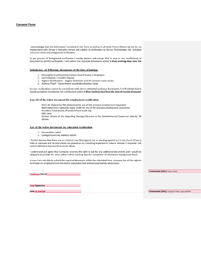 BVC Consent Form-New | PDF